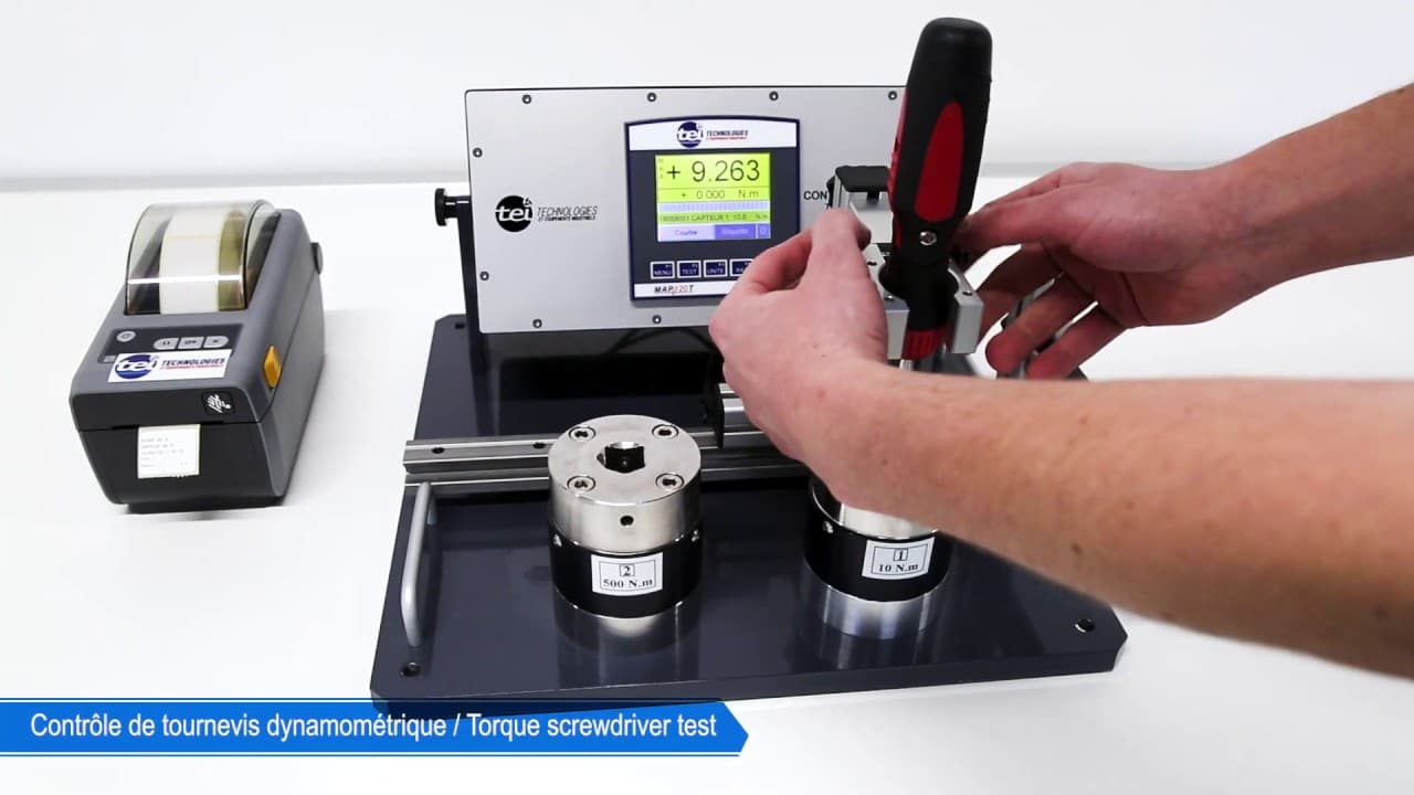Video - Calibration bench for torque wrenches - TEI